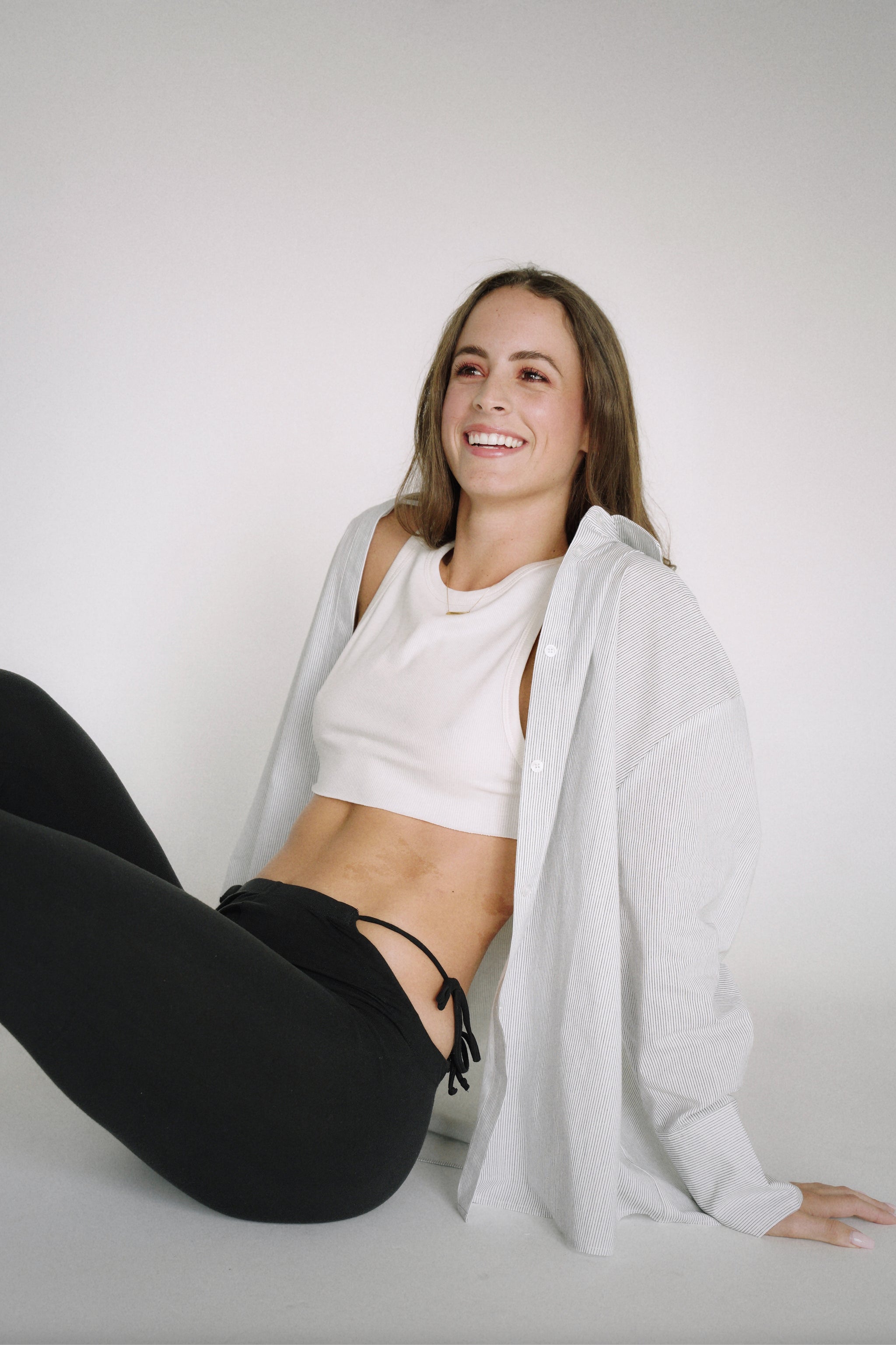 Amber Shirt White & Black Stripe – Gergana Ivanova