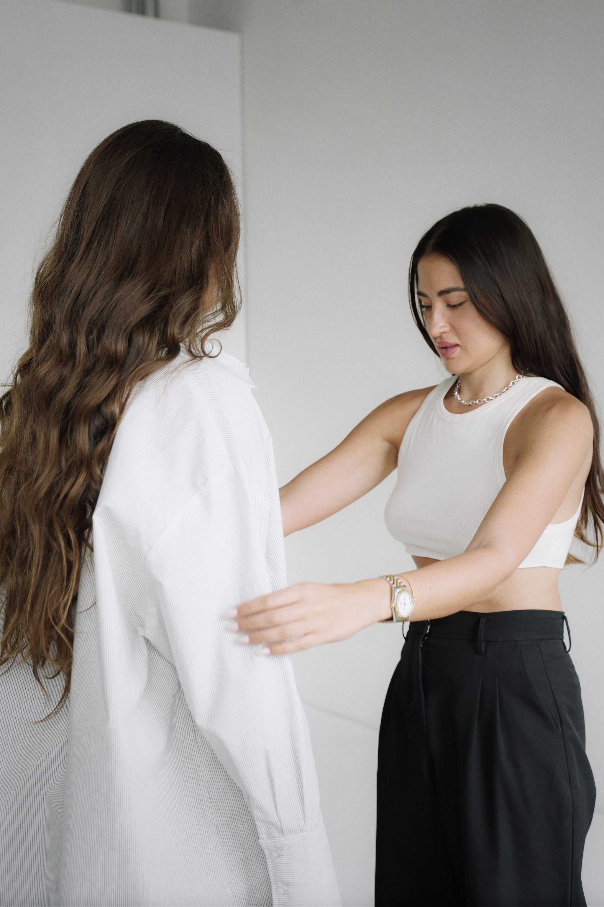 Amber Shirt White & Black Stripe – Gergana Ivanova